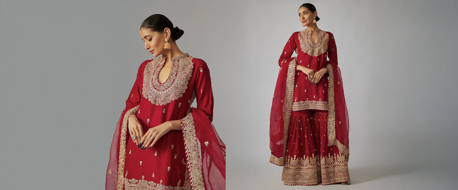 Celebrate in Style with Gopi Vaid’s Party-Wear Sharara Collection